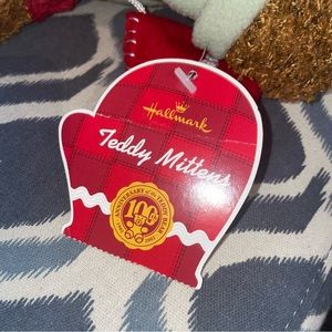 Hallmark | Toys | Hallmark 0 Year Anniversary Teddy Bear Red Scarf And ...